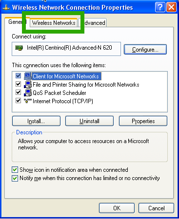 Connection Has Limited Or No Connectivity Vista - basicssolution